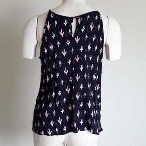 Blue Rain | Tops | Blue Rain Cactus Tank Top | Poshmark
